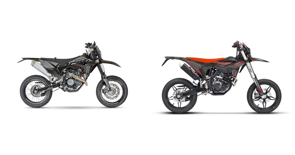 Sherco 125 4-Takt SM Black Moon RS 2024 vs Beta RR 4T 125 T 2026