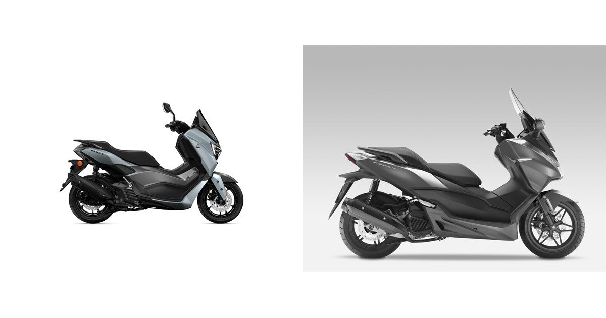 Yamaha NMAX 125 Tech MAX 2025 vs Honda Forza 125 2020