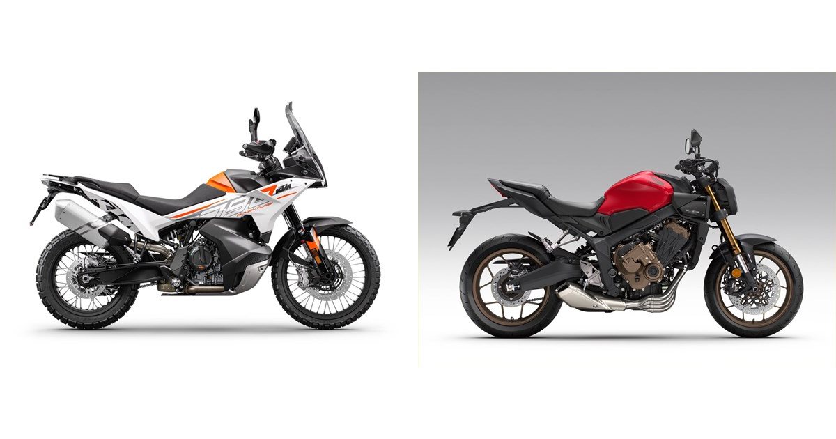 KTM 790 Adventure 2023 vs Honda CB650R E-Clutch 2026