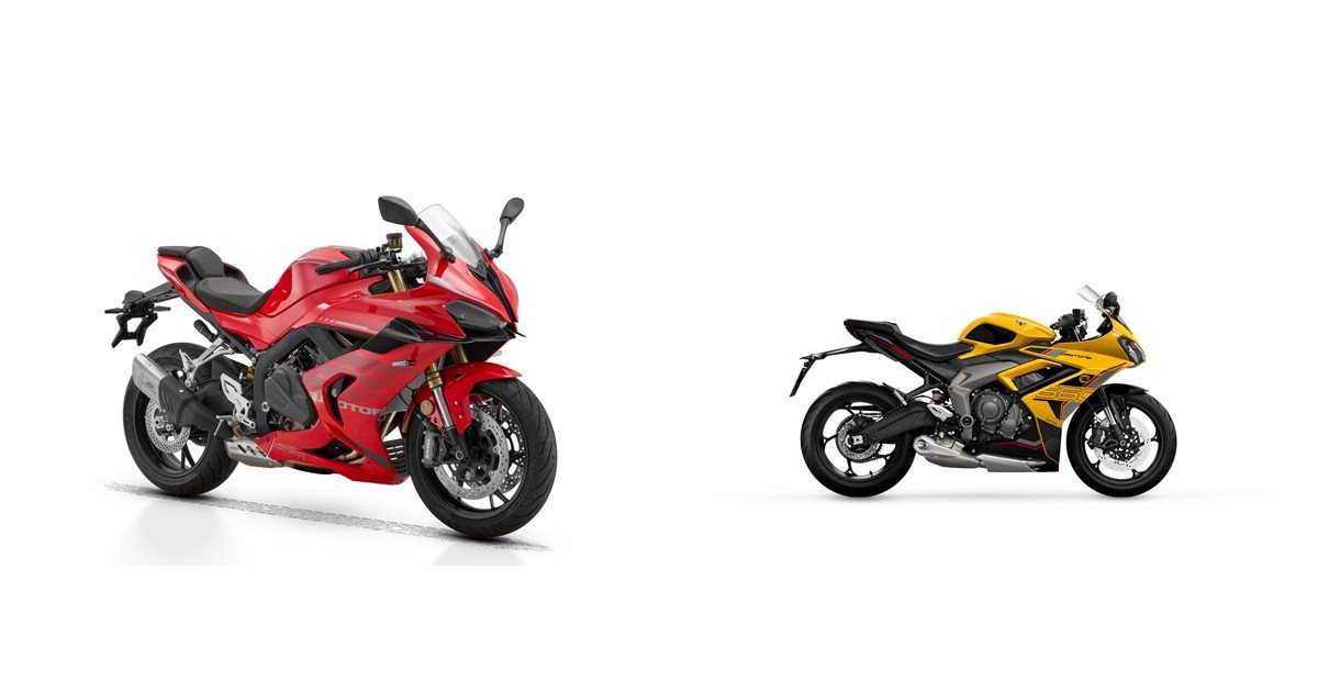 QJ Motor SRK 800 RR 2026 vs Triumph Daytona 660 2026
