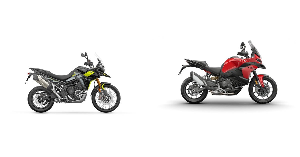 Triumph Tiger 900 Rally Pro 2025 vs Ducati Multistrada V2 S 2025