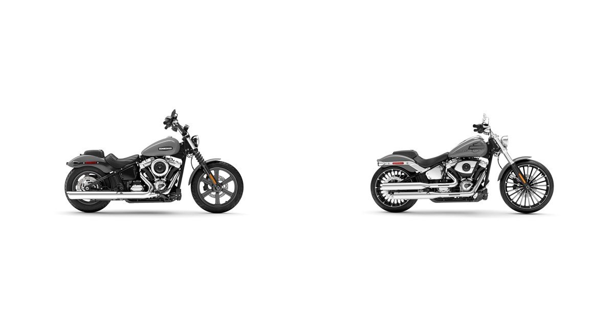 Harley-Davidson Street Bob 117 2026 vs Harley-Davidson Softail Breakout ...