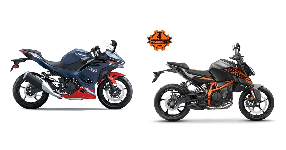 Kawasaki Ninja 500 SE 2026 vs KTM 390 Duke 2026