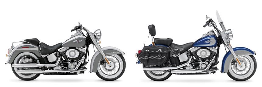 Harley-Davidson Softail Deluxe FLSTN 2008 vs Harley-Davidson Softail ...