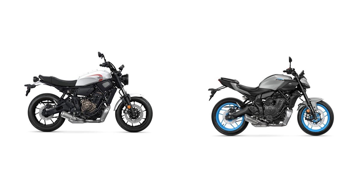Yamaha XSR700 2026 vs Yamaha MT-07 Y-AMT 2026