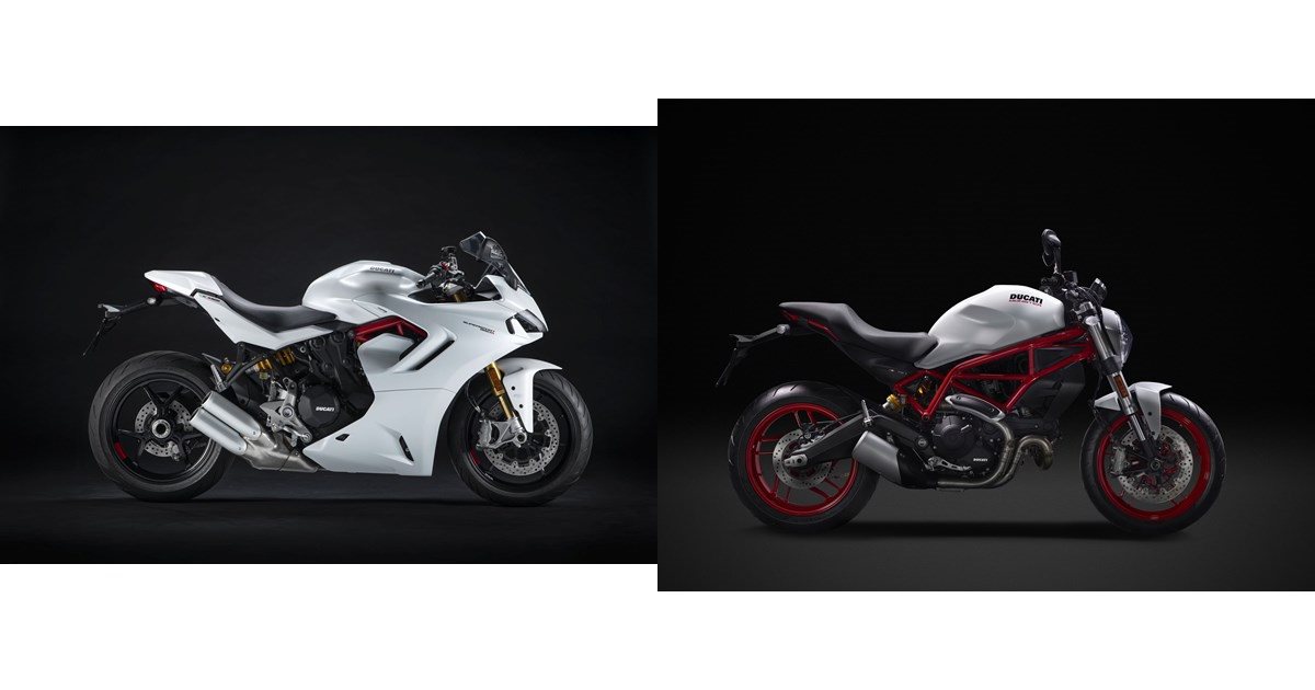Motorrad Vergleich Ducati SuperSport 950 S 2021 vs. Ducati Monster 797 2017