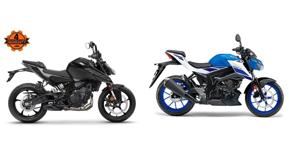 KTM 125 Duke 2026 vs Suzuki GSX-S125 2026