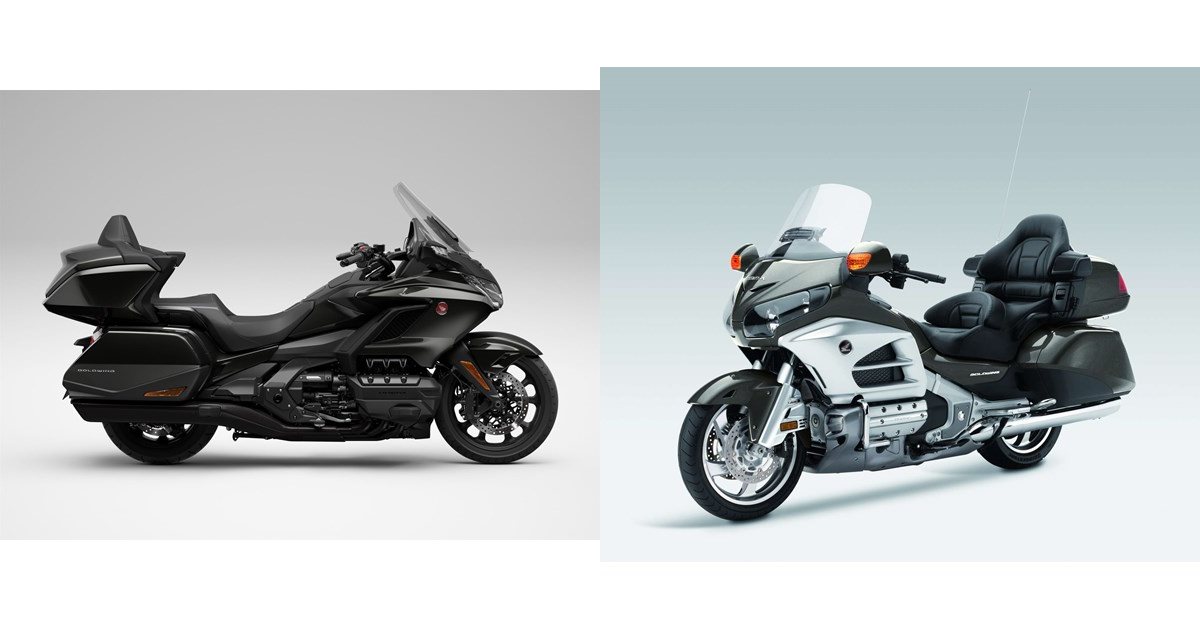 Motorrad Vergleich Honda GL 1800 Goldwing Tour DCT 2022 vs. Honda GL ...