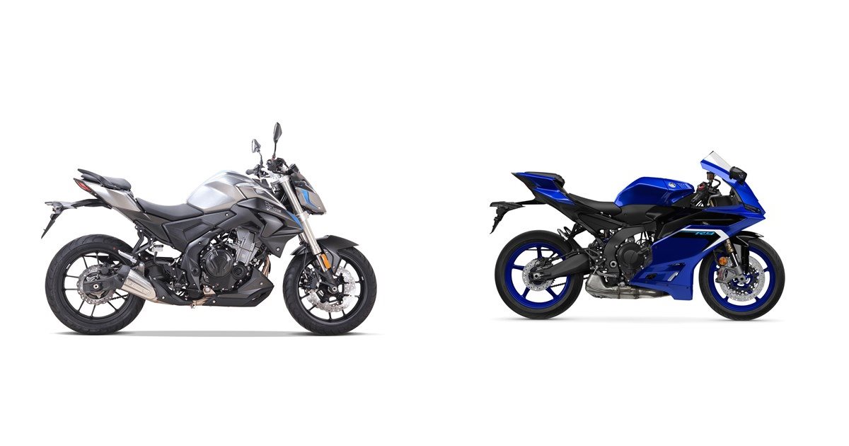 Motorrad Vergleich Voge 500R 2022 vs. Yamaha R9 2025