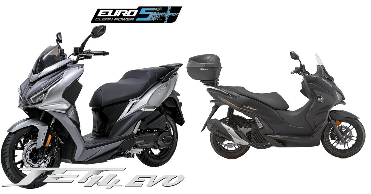 Motorrad Vergleich Sym Jet 14 EVO 2026 vs. QJ Motor MTX 125 2025