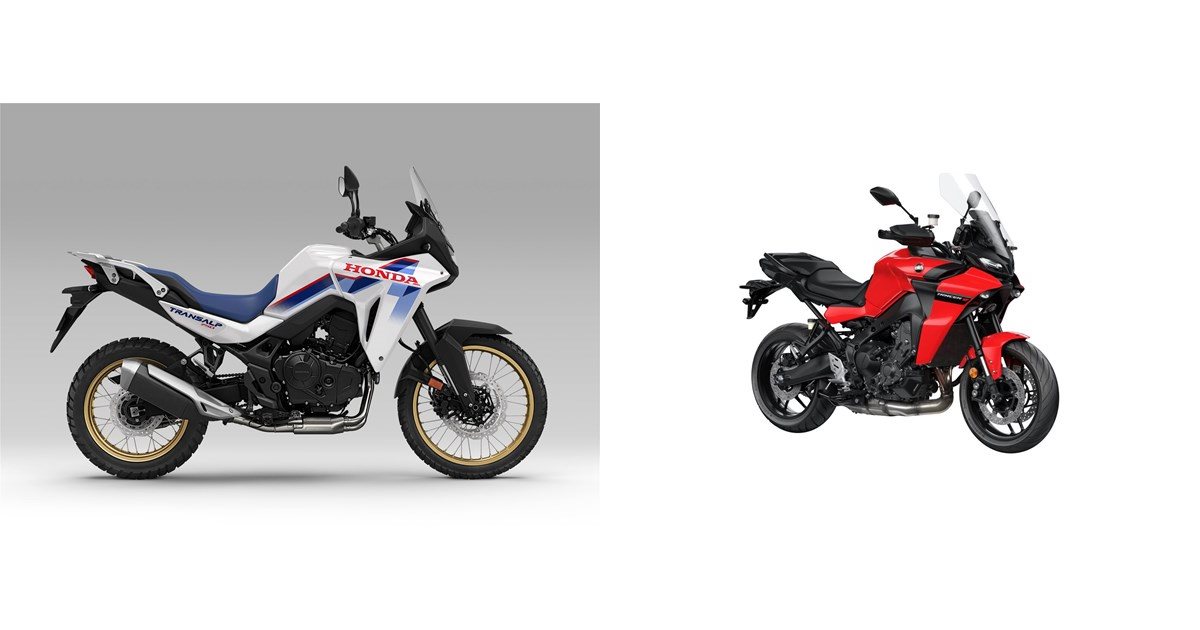 Motorrad Vergleich Honda XL750 Transalp 2026 vs. Yamaha Tracer 9 2022