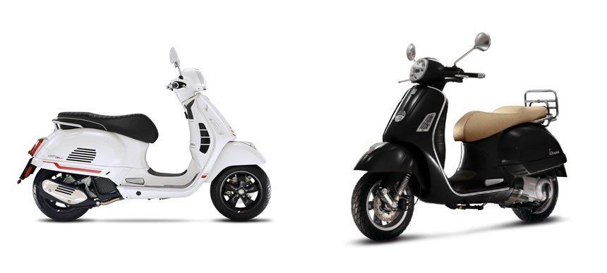 Motorrad Vergleich Vespa GTS 125 Super Sport 2022 vs. Vespa GTS 125 2013