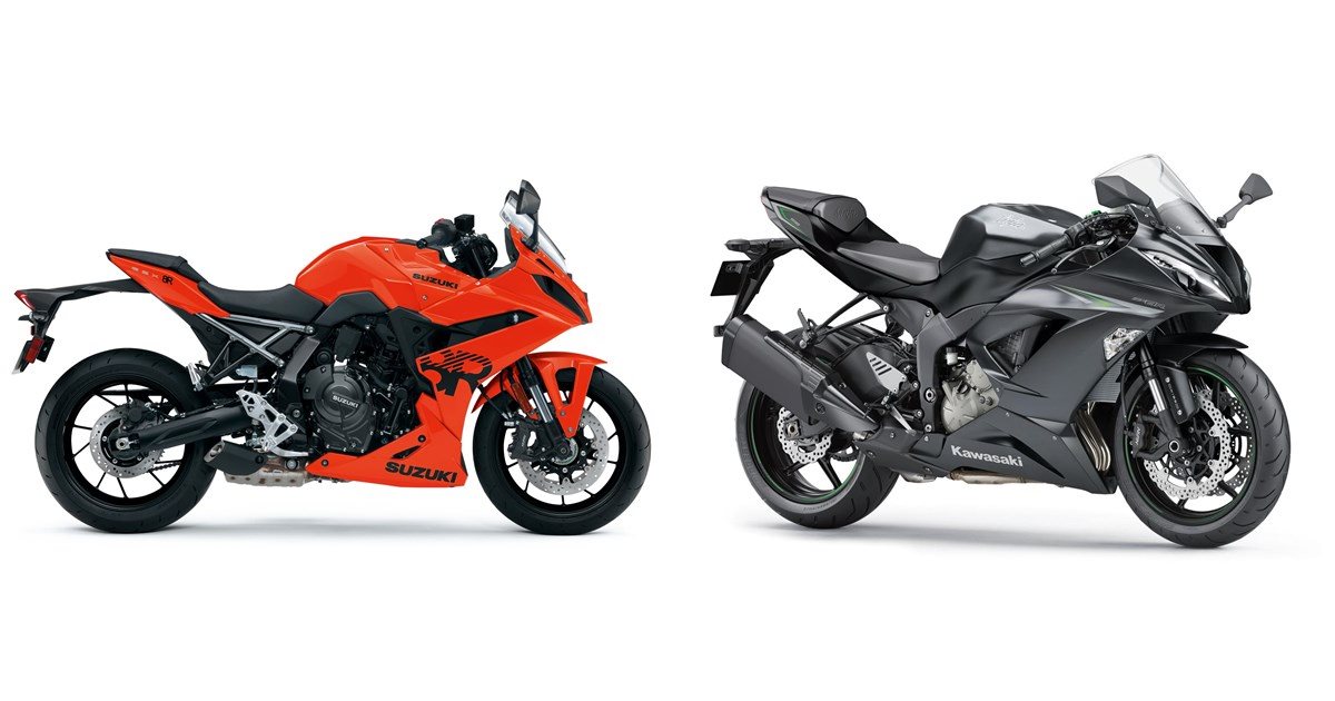 Suzuki GSX-8R Daidai-Iro Edition 2026 vs Kawasaki Ninja ZX-6R 636 2016