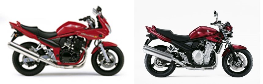 Motorrad Vergleich Suzuki Bandit 650S 2006 vs. Suzuki Bandit 1250 2007