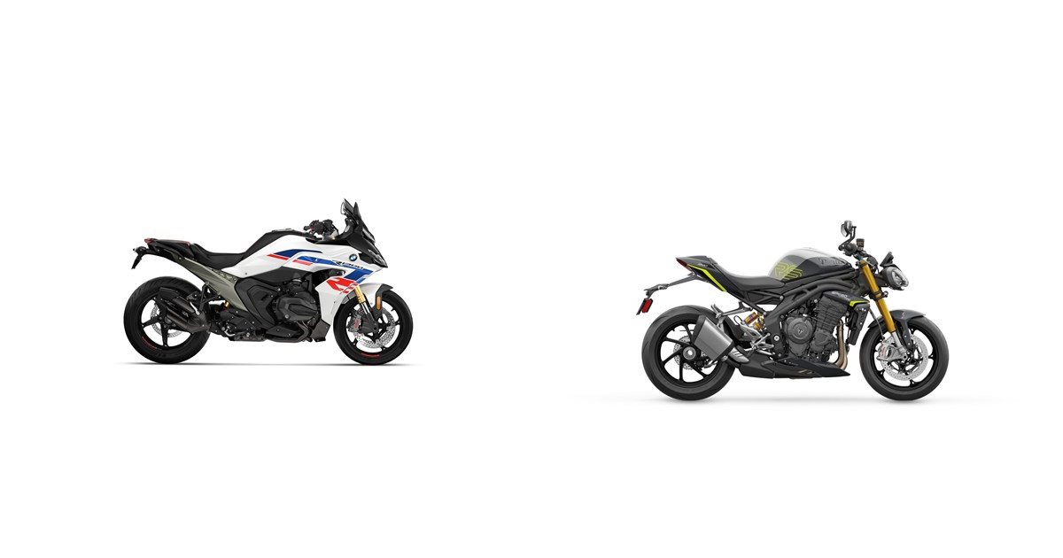 Motorrad Vergleich BMW R 1300 RS 2025 vs. Triumph Speed Triple 1200 RS 2026