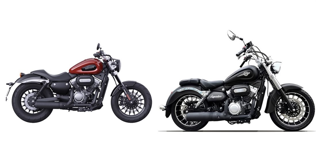 Motorrad Vergleich Benda Chinchilla 125 2026 vs. MAG Legenders V 125 2022