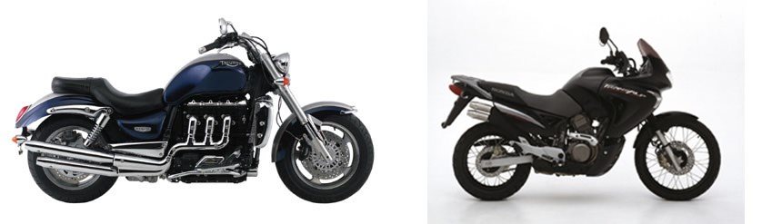 Motorrad Vergleich Triumph Rocket III Classic 2009 vs. Honda XL 650V ...