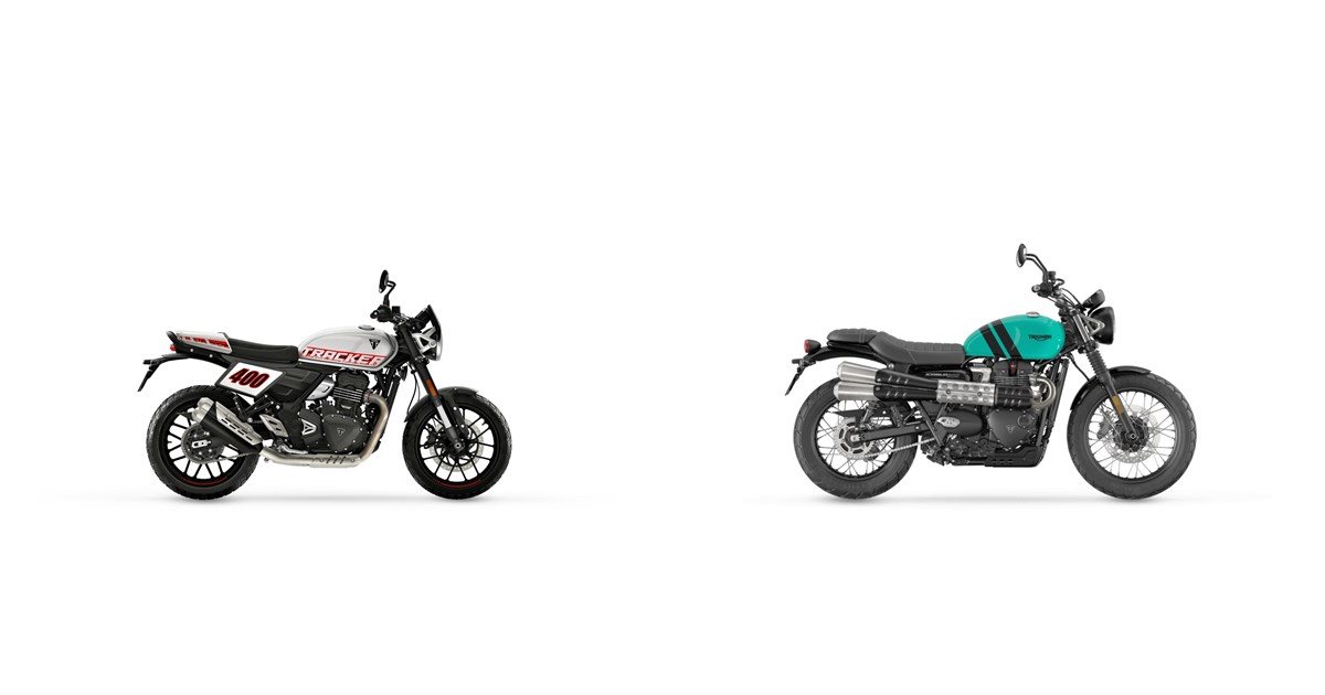 Triumph Tracker 400 2026 vs Triumph Scrambler 900 2025