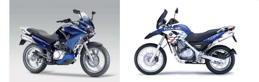Motorrad Vergleich Honda XL 125 V Varadero 2009 vs. BMW F 650 GS Dakar 2005