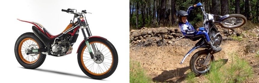 Motorrad Vergleich Montesa Cota 4RT 2009 vs. Scorpa SY 250 F Longride 2009
