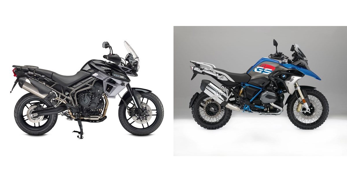 Triumph Tiger 800 XRx 2016 vs BMW R 1200 GS 2018