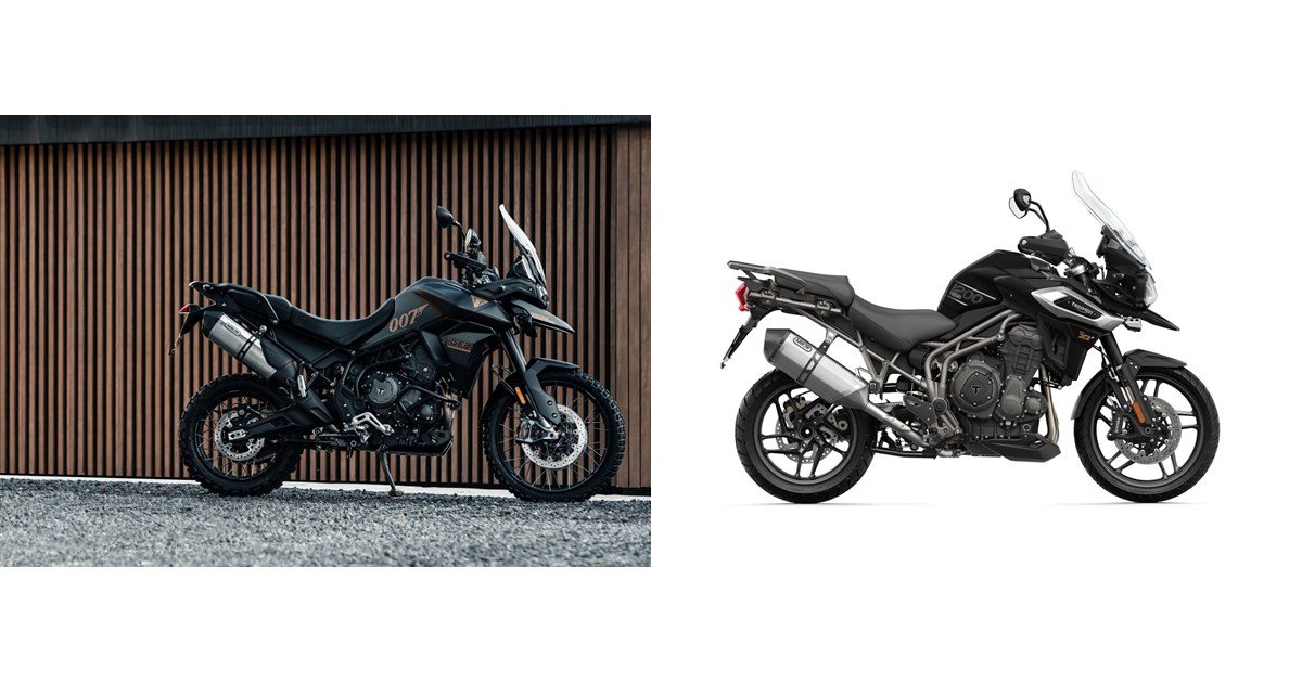 Comparaison des motos Triumph Tiger 900 Bond Edition 2022 VS. Triumph ...