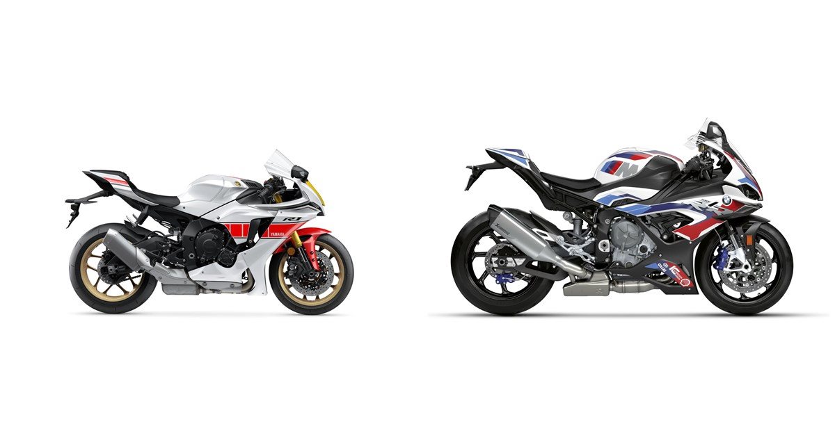 Yamaha R1 World GP 60th Anniversary 2021 vs BMW M 1000 RR 2021