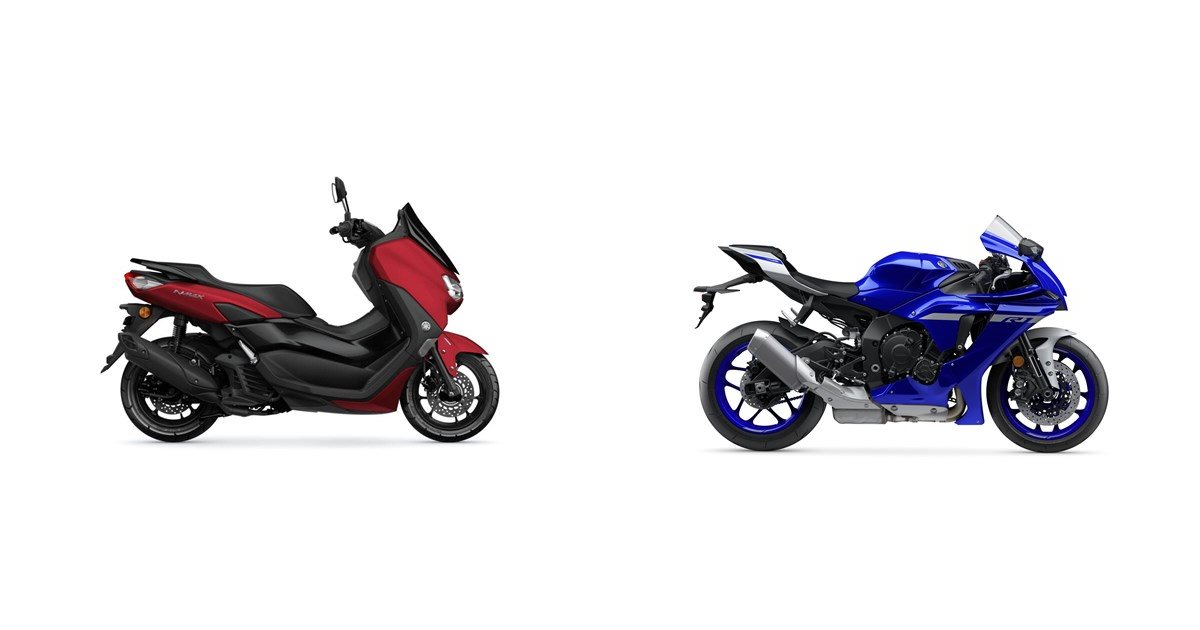 Yamaha NMAX 125 2021 vs Yamaha R1 2021