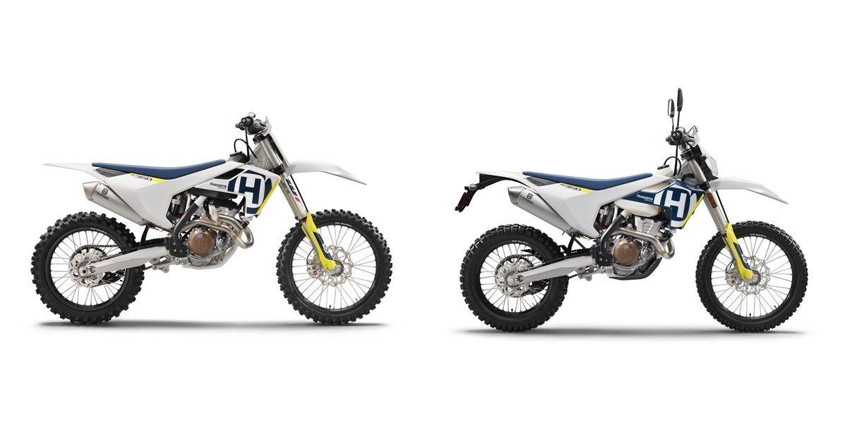 Motorrad Vergleich Husqvarna FC 350 2018 vs. Husqvarna FE 350 2018