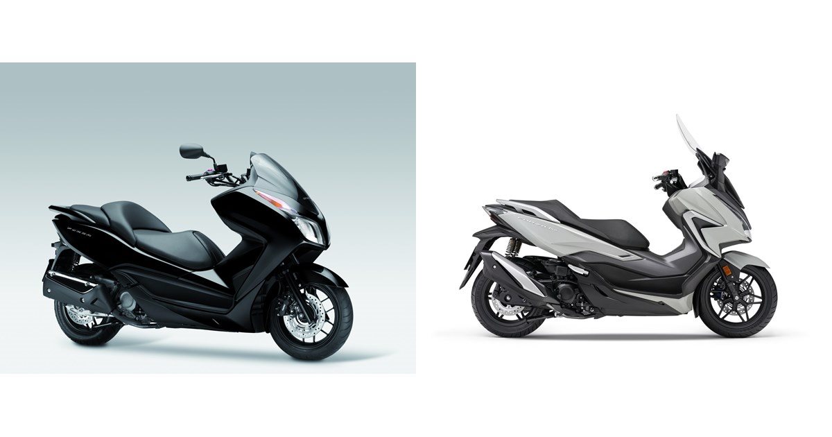 Honda NSS 300 Forza 2015 vs Honda Forza 350 2021