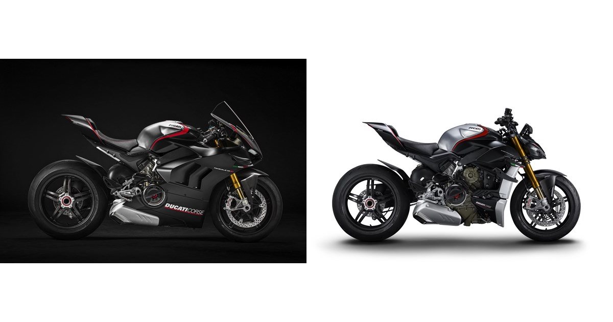 Ducati Panigale V4 SP 2021 vs Ducati Streetfighter V4 SP 2022