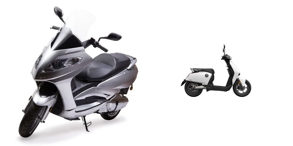 Motorrad Vergleich Trinity Jupiter 2020 vs. Super Soco CUx 2020