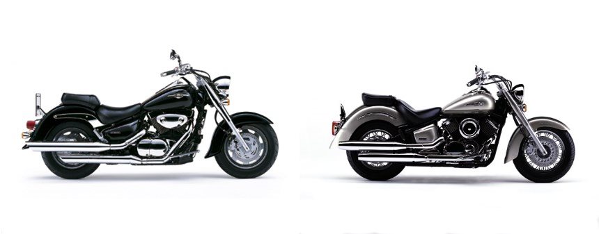 Suzuki Intruder VL 1500 LC 2005 vs Yamaha XVS 1100 Drag Star Classic 2005