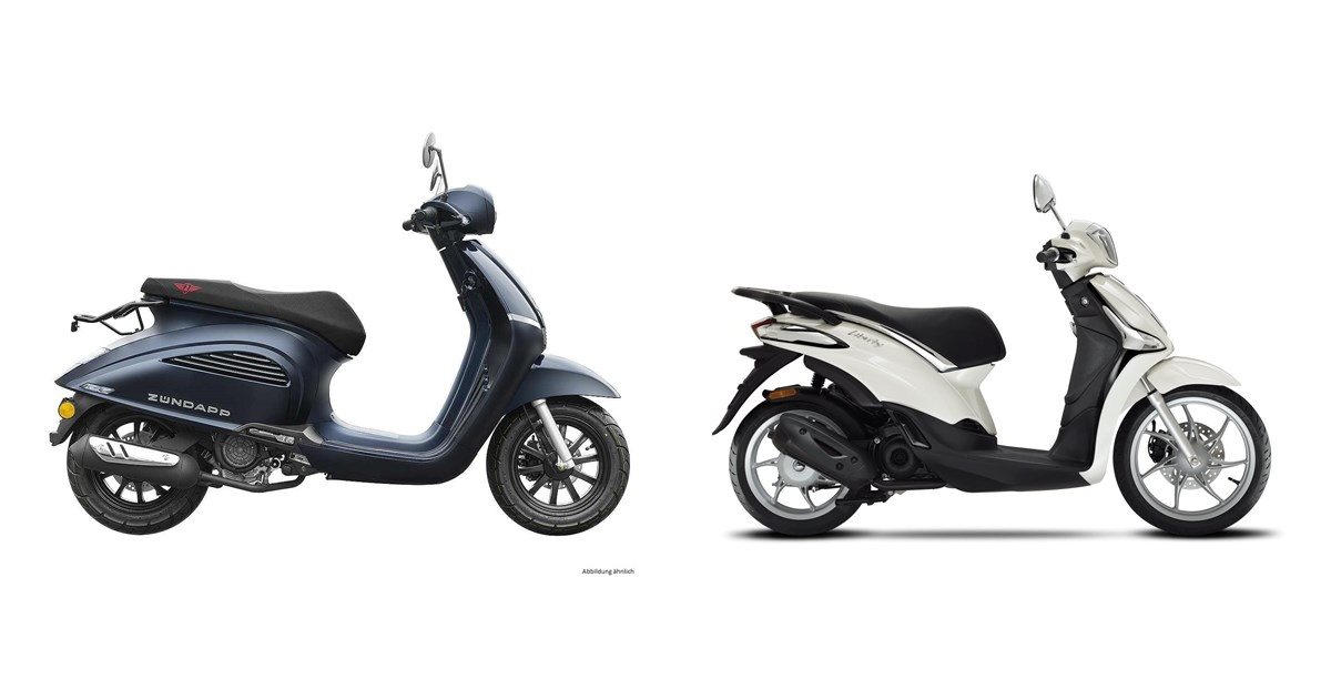 Zündapp Bella R 50 2020 vs Piaggio Liberty 50 2021