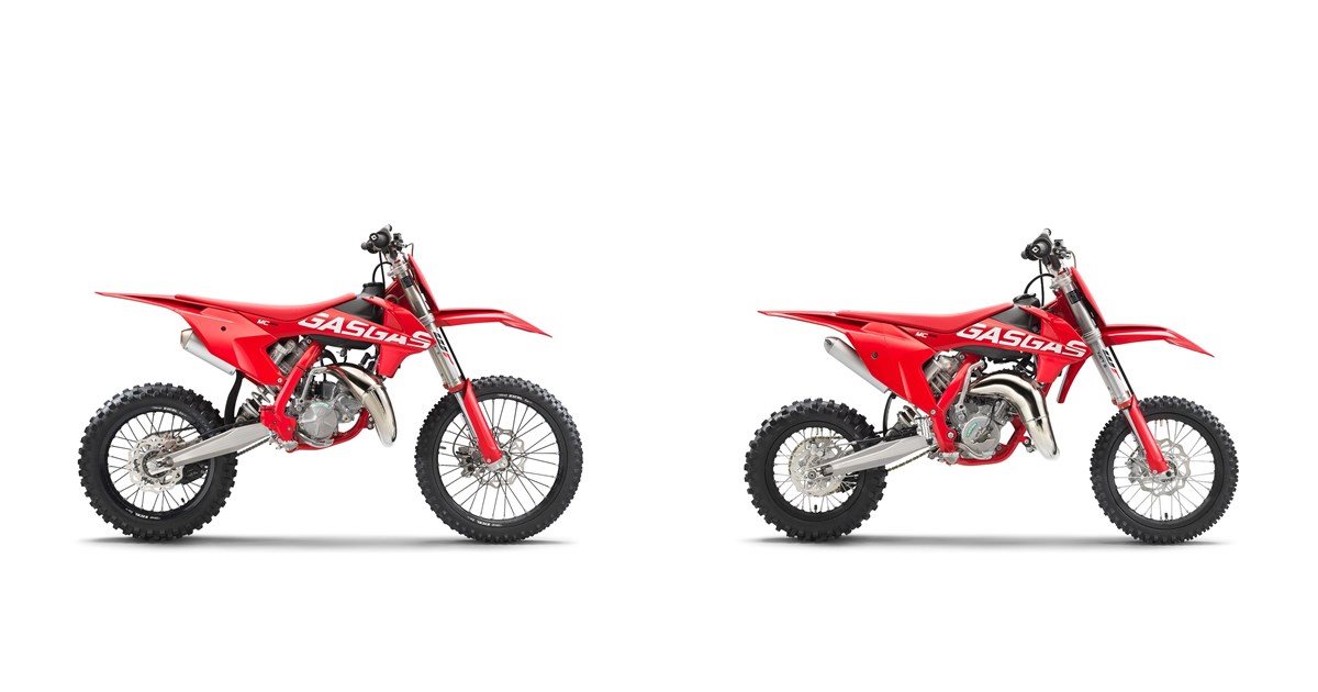 Motorrad Vergleich Gas Gas MC 85 2022 vs. Gas Gas MC 65 2022