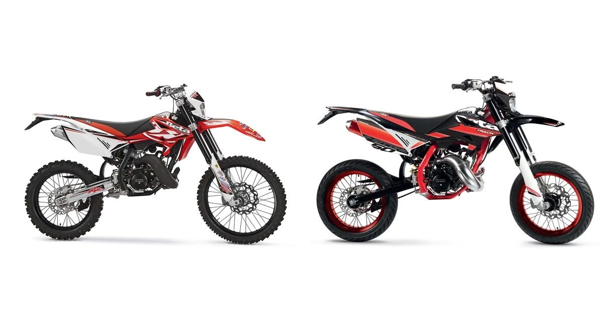 Beta RR 50 Factory 2017 vs Beta RR 50 Motard Track 2017