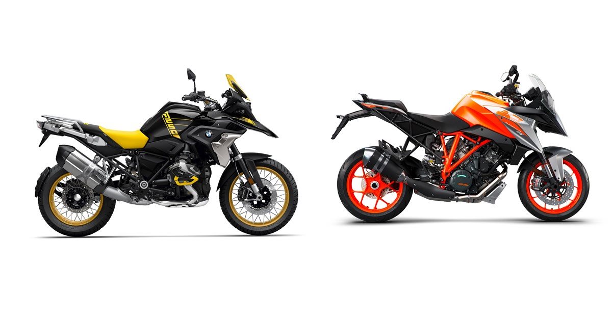 BMW R 1250 GS Adventure 2021 vs KTM 1290 Super Duke GT 2018