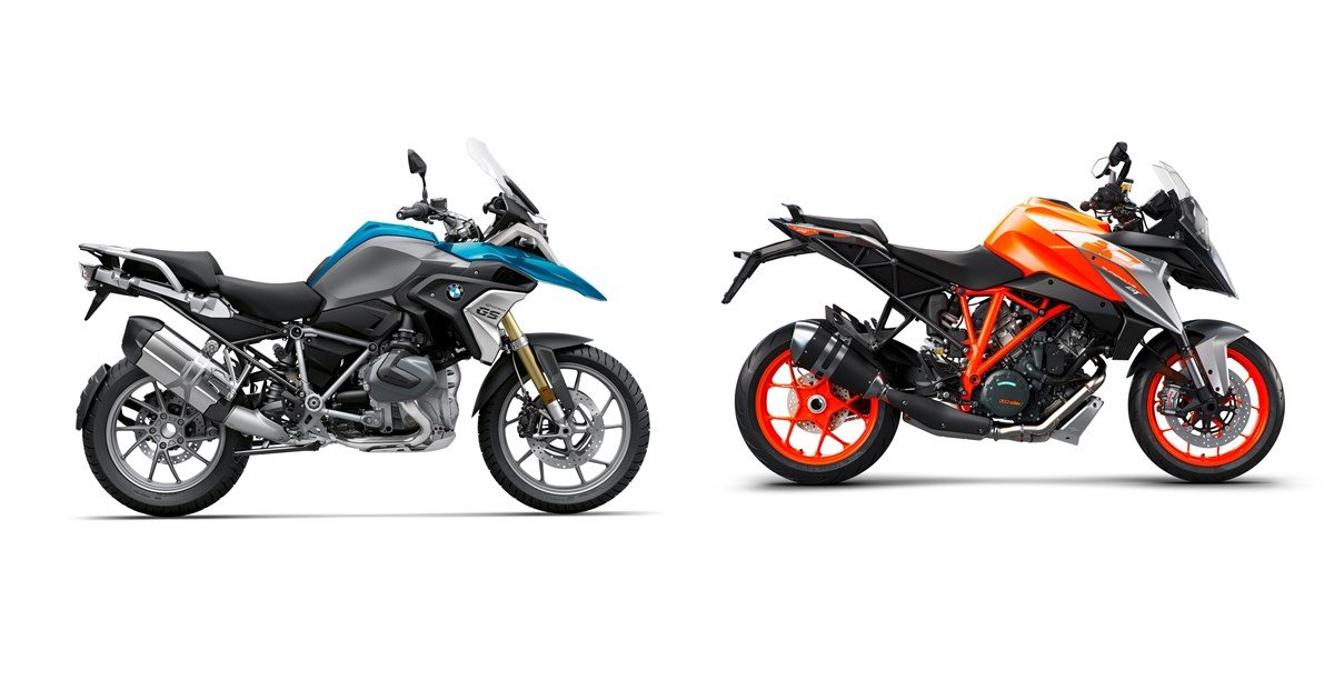 BMW R 1250 GS 2020 vs KTM 1290 Super Duke GT 2018