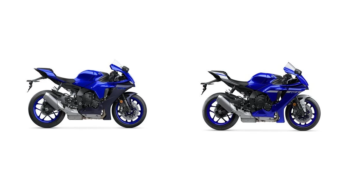 Yamaha R1 2022 vs Yamaha R1 2020