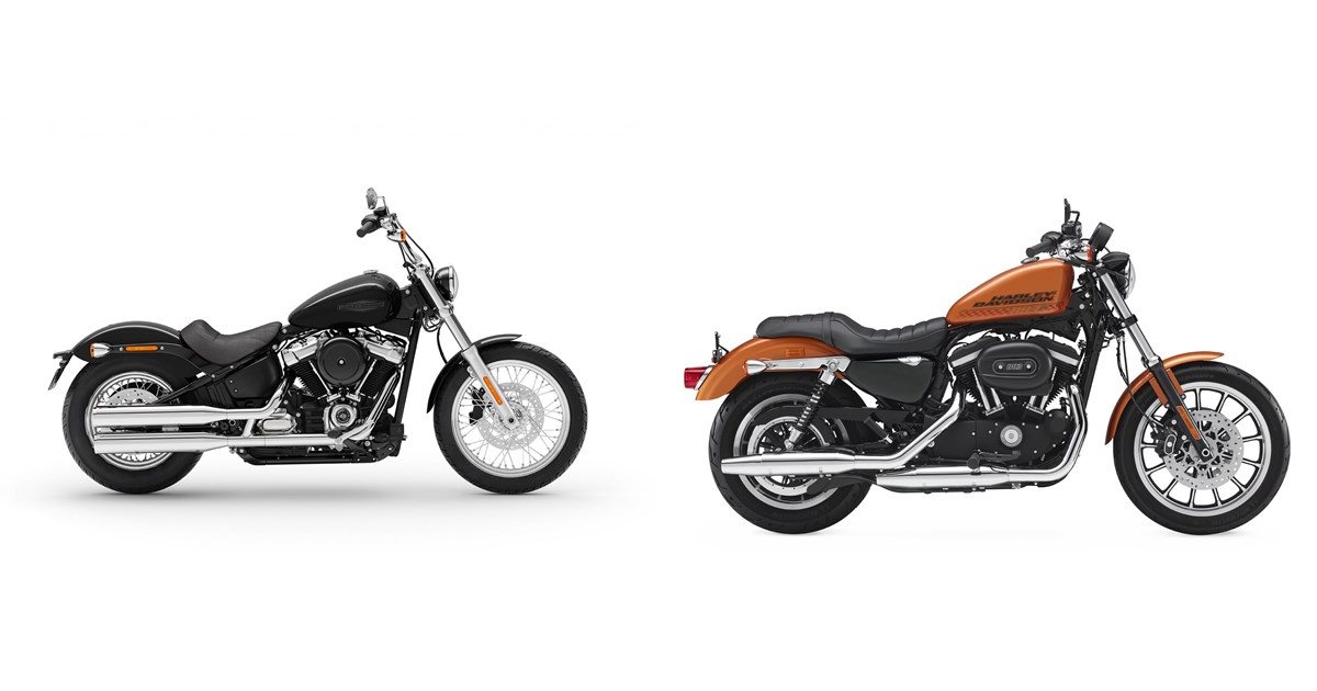 Motorrad Vergleich Harley-Davidson Softail Standard FXST 2020 vs ...