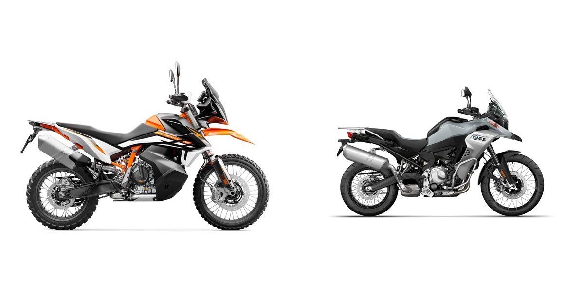 Motorrad Vergleich KTM 890 Adventure R 2022 vs. BMW F 850 GS Adventure 2020