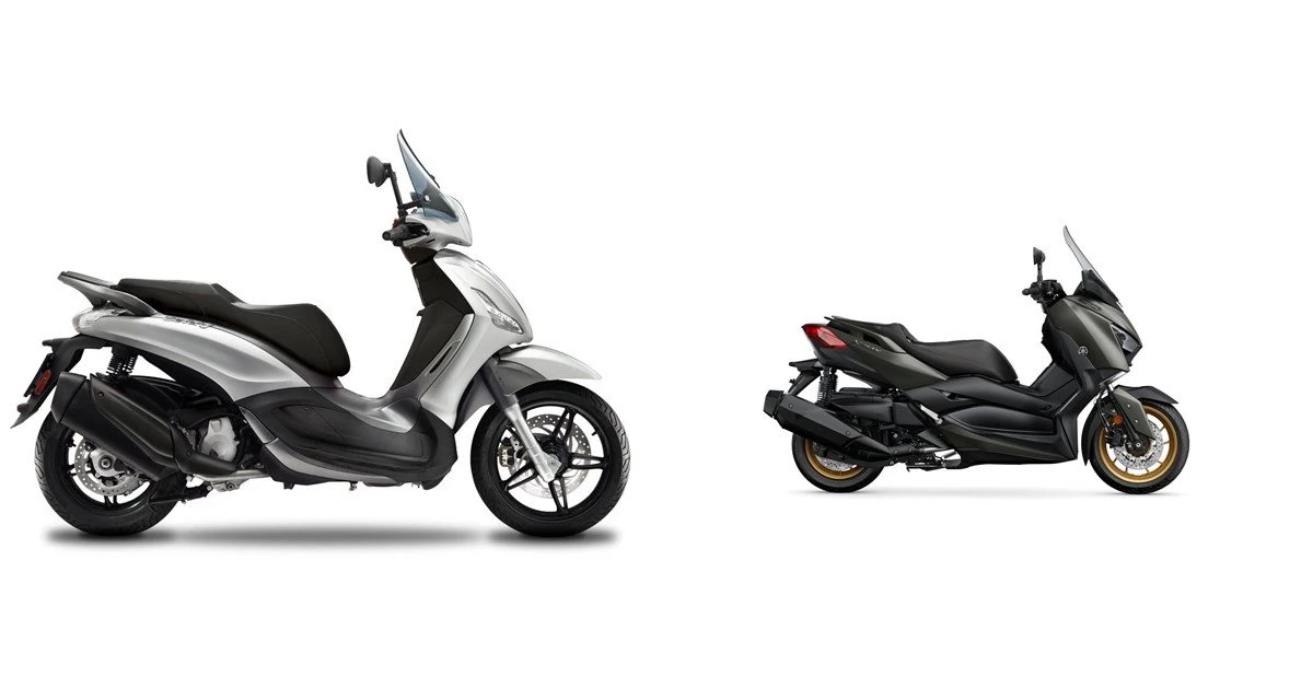 Piaggio Beverly 350 S 2021 vs Yamaha XMAX 400 Tech MAX 2020