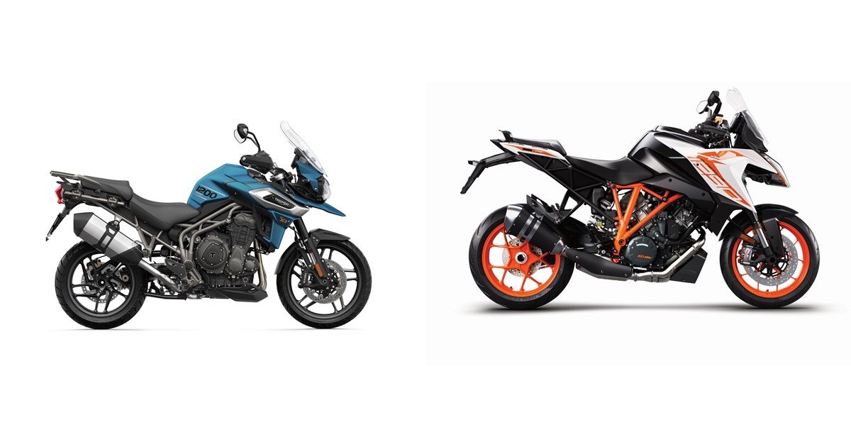 Triumph Tiger 1200 XRx 2020 vs KTM 1290 Super Duke GT 2020