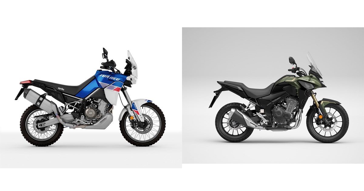 Confronto tra moto Aprilia Tuareg 660 2022 VS. Honda CB500X 2022