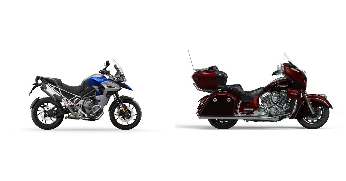 Triumph Tiger 1200 GT Explorer 2022 vs Indian Roadmaster 2022