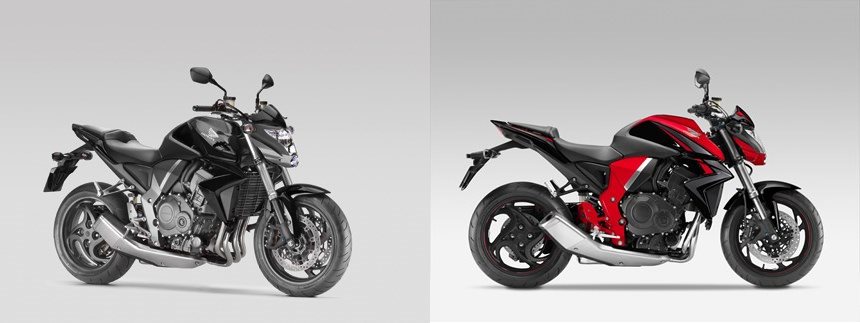 Motorrad Vergleich Honda CB 1000 R 2010 vs. Honda CB 1000 R 2016