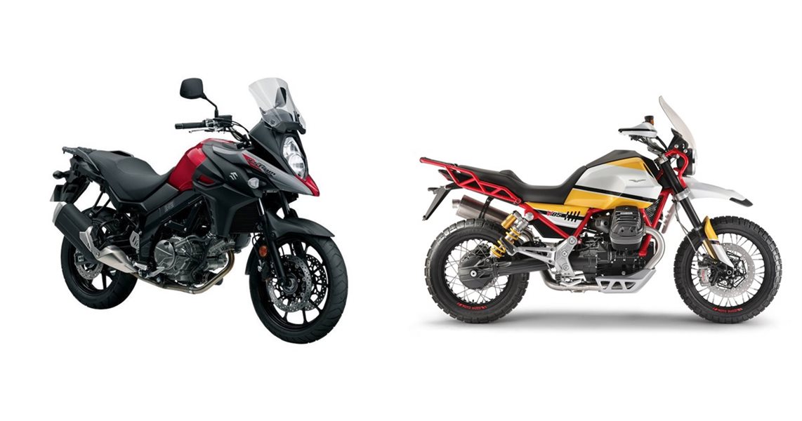 Suzuki V-Strom 650 2020 vs Moto Guzzi V85 TT 2019