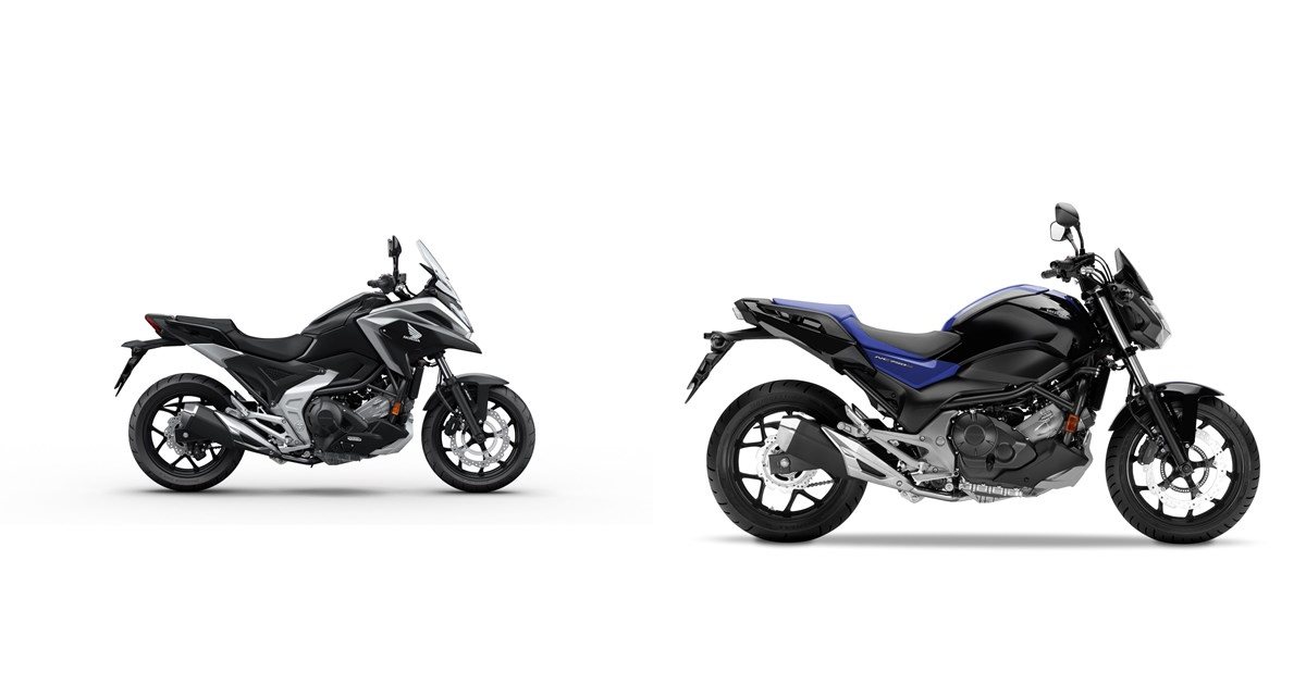 Motorrad Vergleich Honda NC750X 2022 vs. Honda NC750S DCT 2018