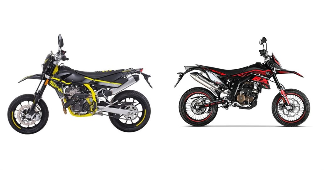 Motorrad Vergleich SWM SM 125 R 2022 vs. FB Mondial SMX 125i Supermoto 2022