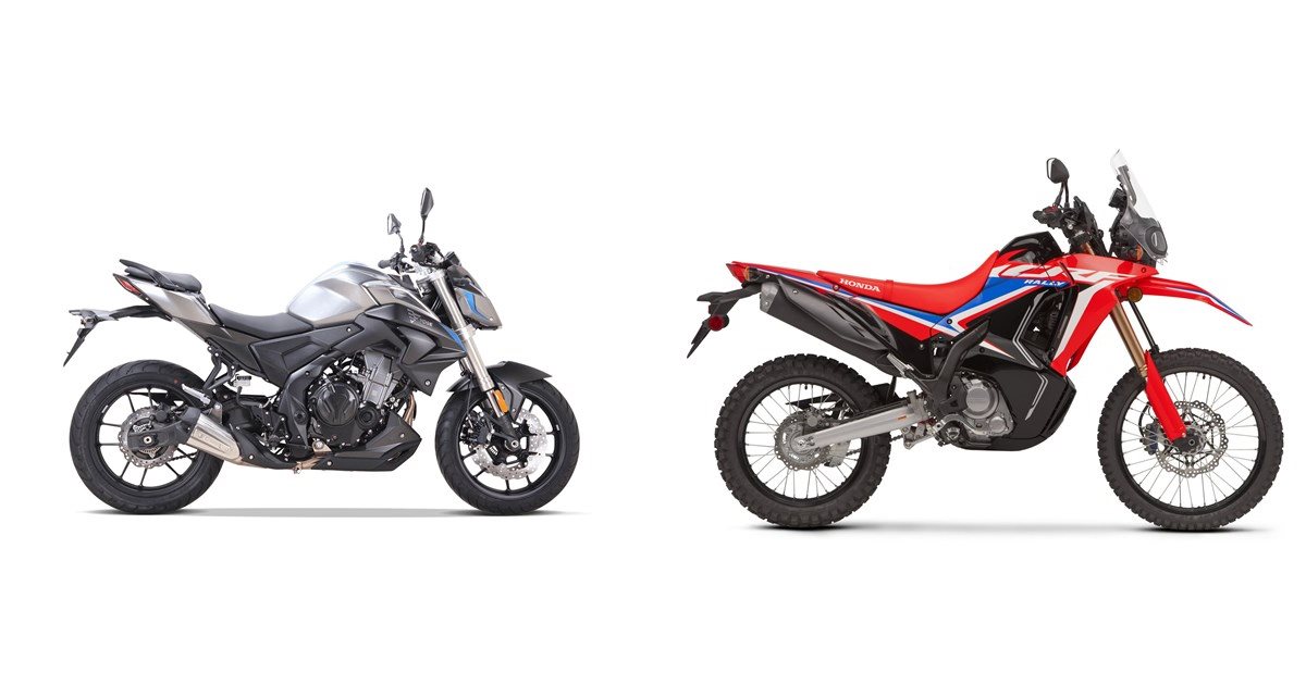 Motorrad Vergleich Voge 500R 2021 vs. Honda CRF300 Rally 2021